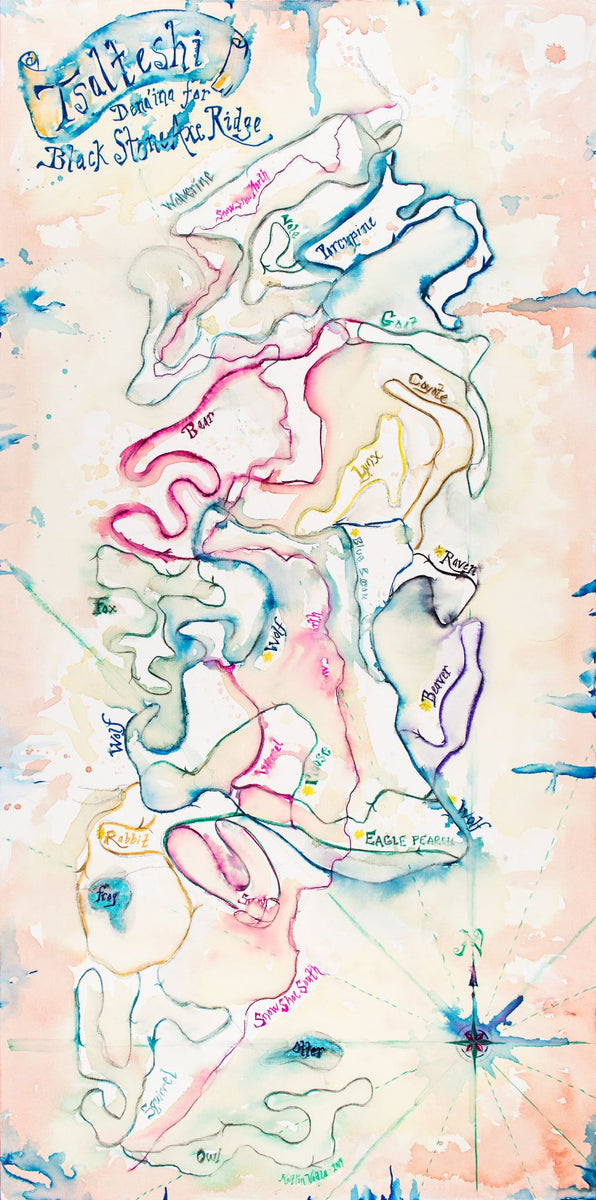 Tsalteshi Trails Map - SOLD – Vibrant Alaska
